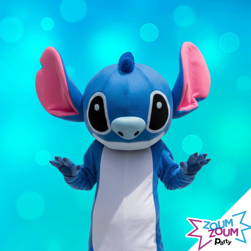 Mascot Party Entertainer with Stitch Gift - Toronto and GTA | Zoum Zoum ...